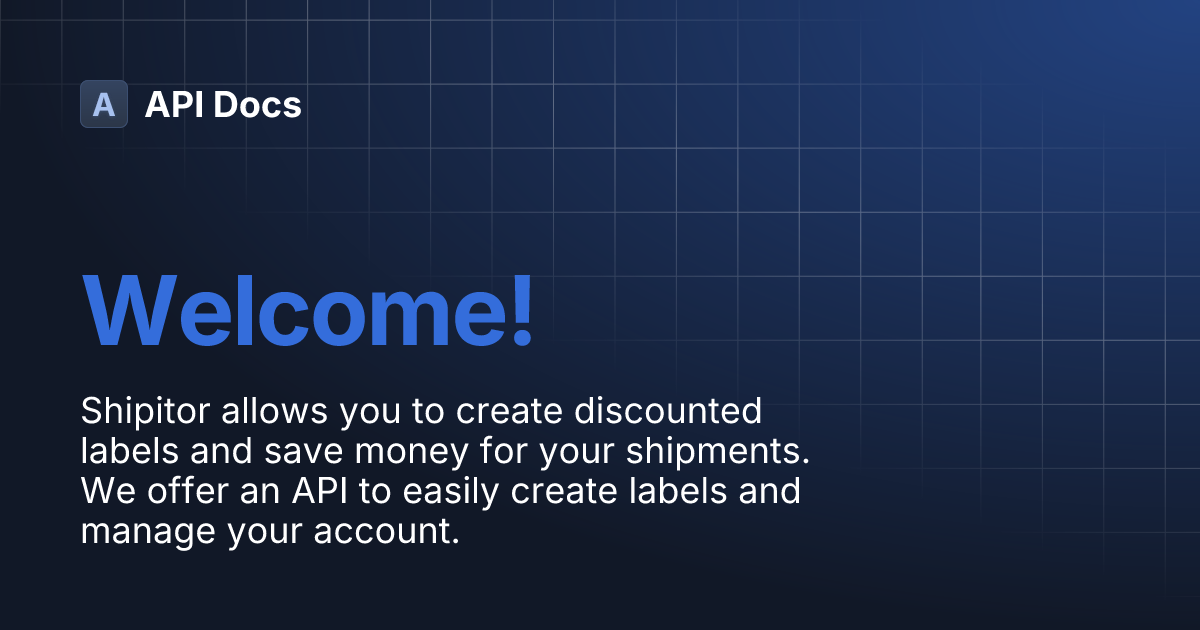 Welcome! | API Docs